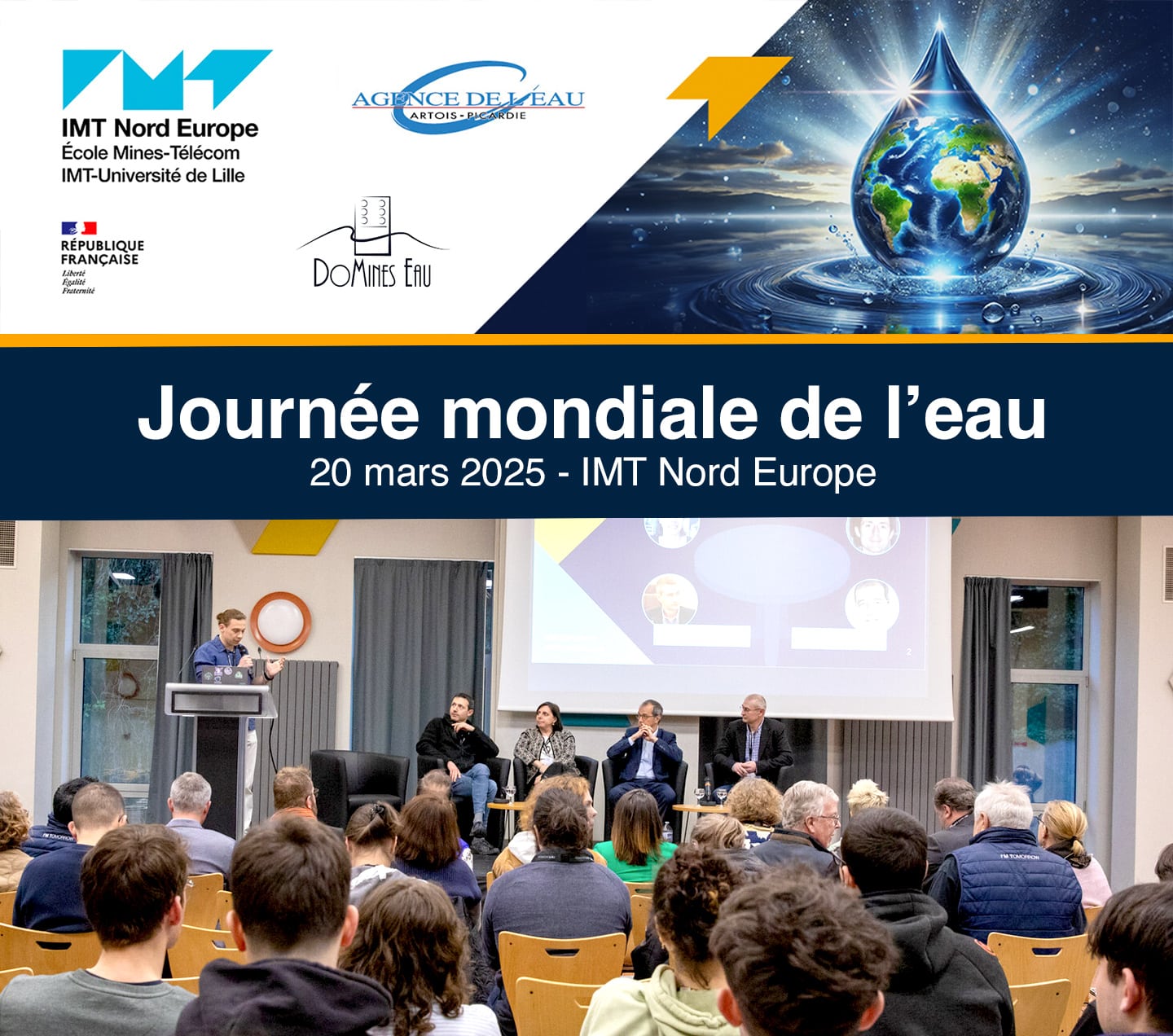 Journée mondiale de l’eau – Conférence & temps d’échanges à IMT Nord ...